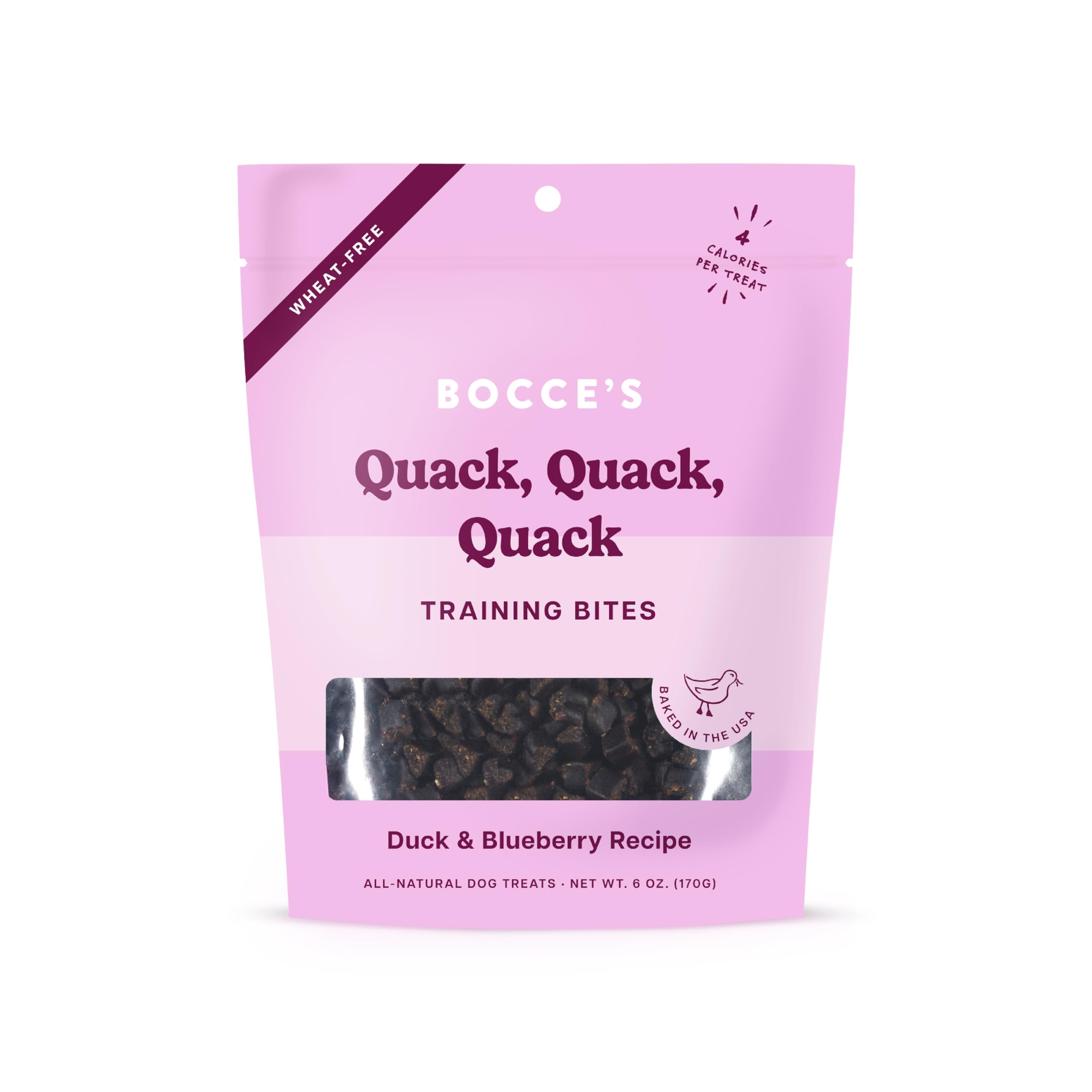 Bocce's Bakery Quack, FEV6 Quack, Quack Training Treats for Wheat-Free ...