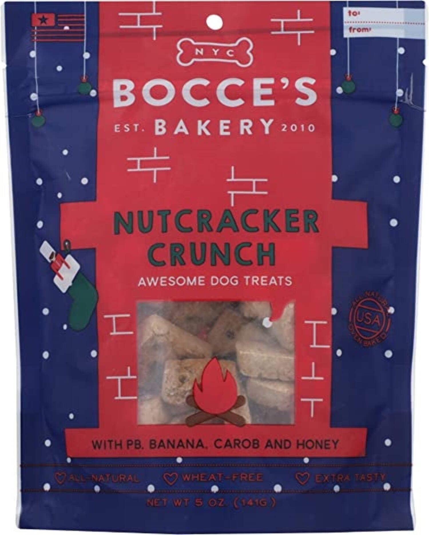 BocceS Bakery Dog Soft Chewy Nutcracker 6oz. - Walmart.com