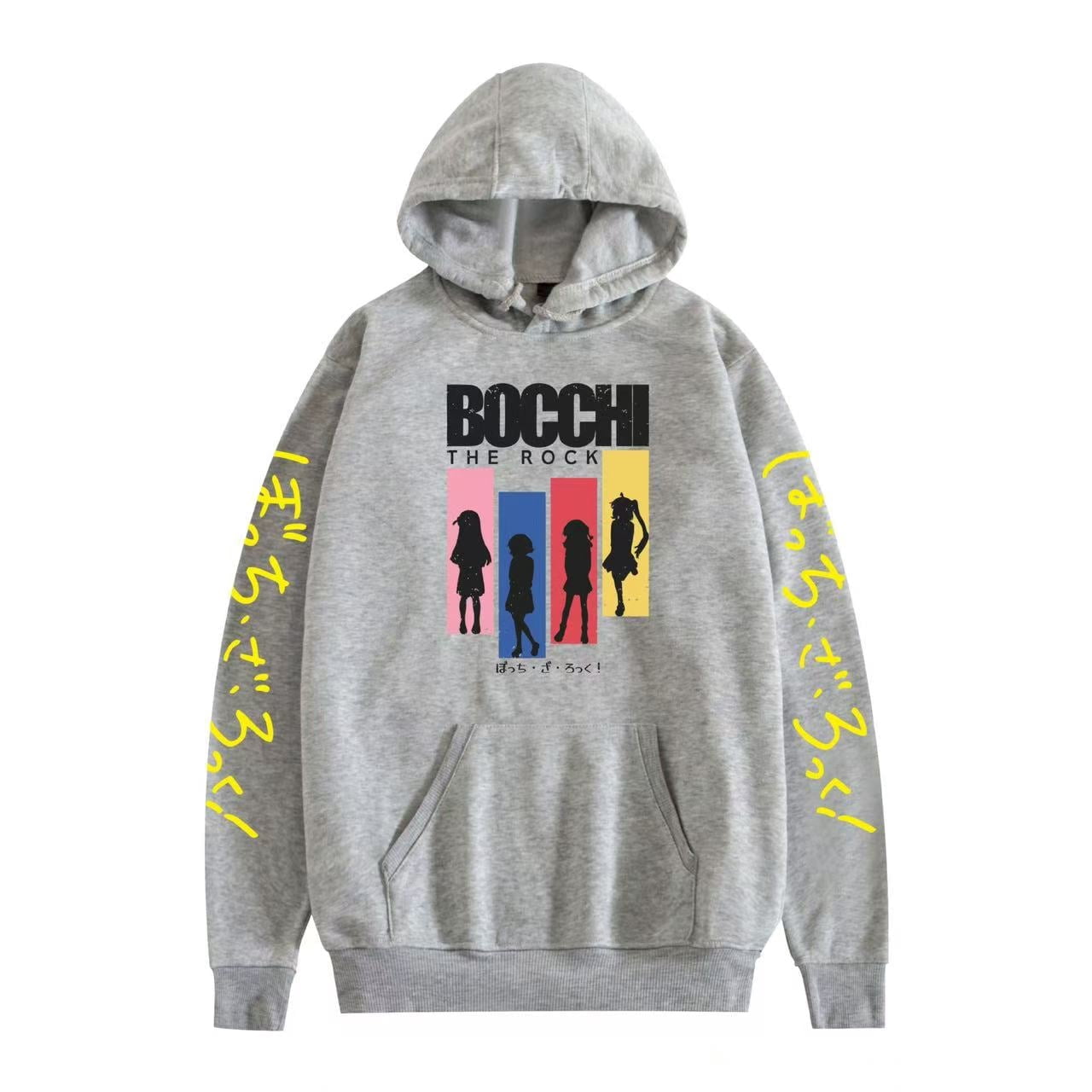 Bocchi The Rock Anime Hitori Gotoh Merch Hoodie Pullover Tracksuit Long ...