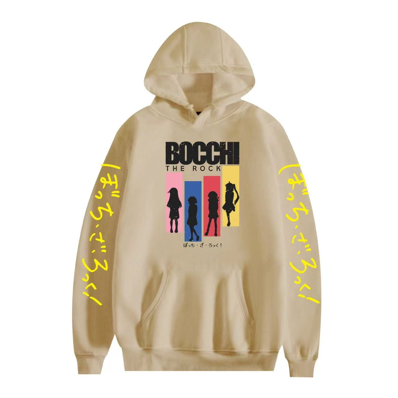 Bocchi The Rock Anime Hitori Gotoh Merch Hoodie Pullover Tracksuit Long ...