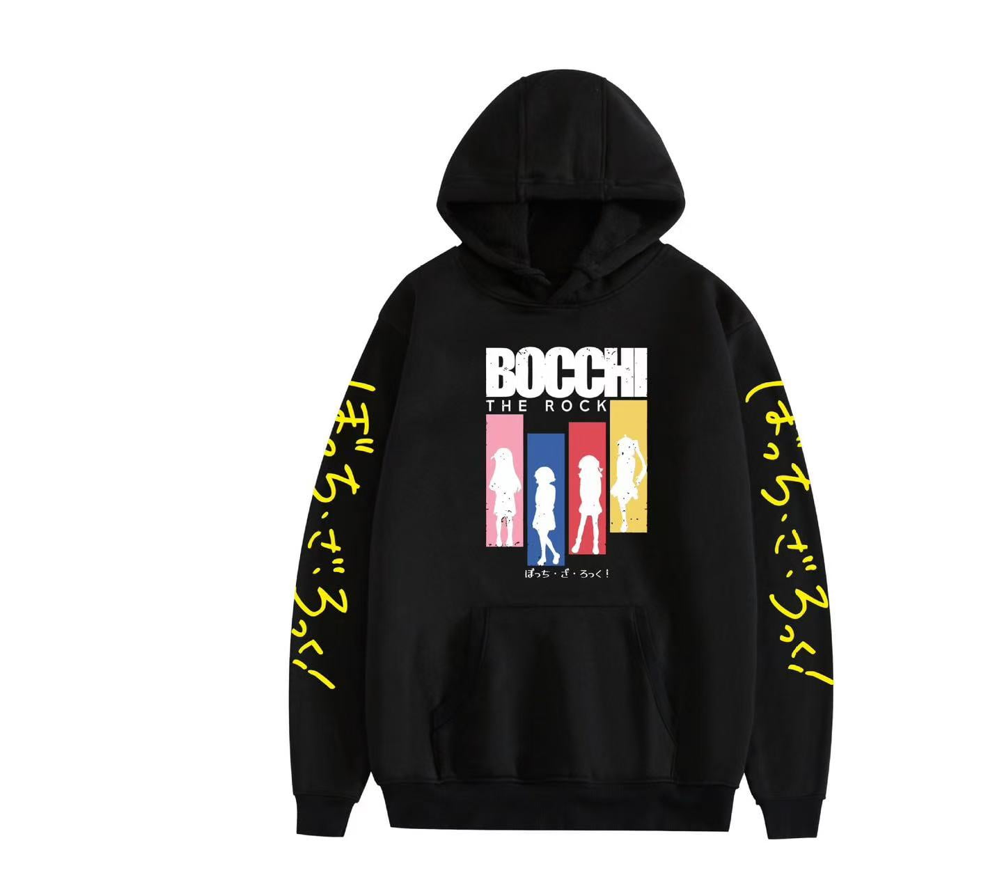Bocchi The Rock Anime Hitori Gotoh Merch Hoodie Pullover Tracksuit Long ...