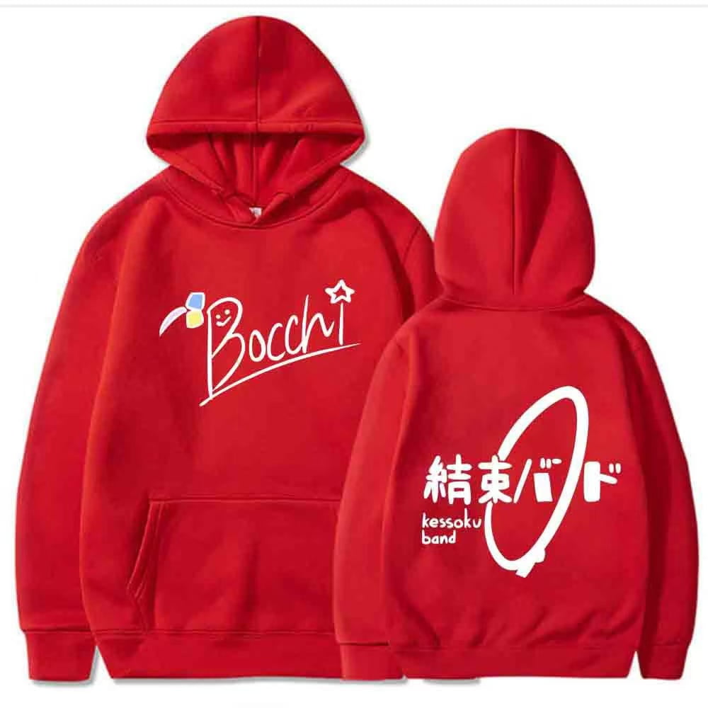 Bocchi The Rock Anime Hitori Gotoh Merch Hoodie Pullover Tracksuit Long ...