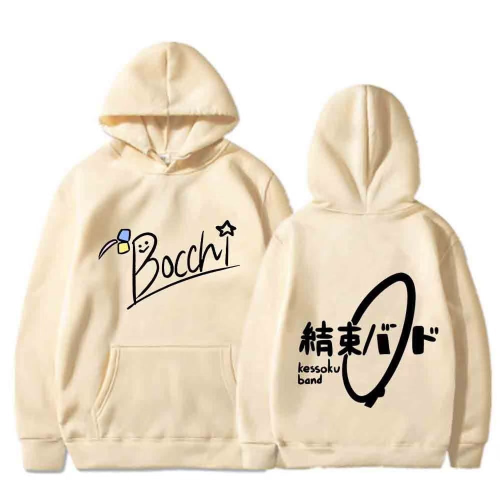 Bocchi The Rock Anime Hitori Gotoh Merch Hoodie Pullover Tracksuit Long ...
