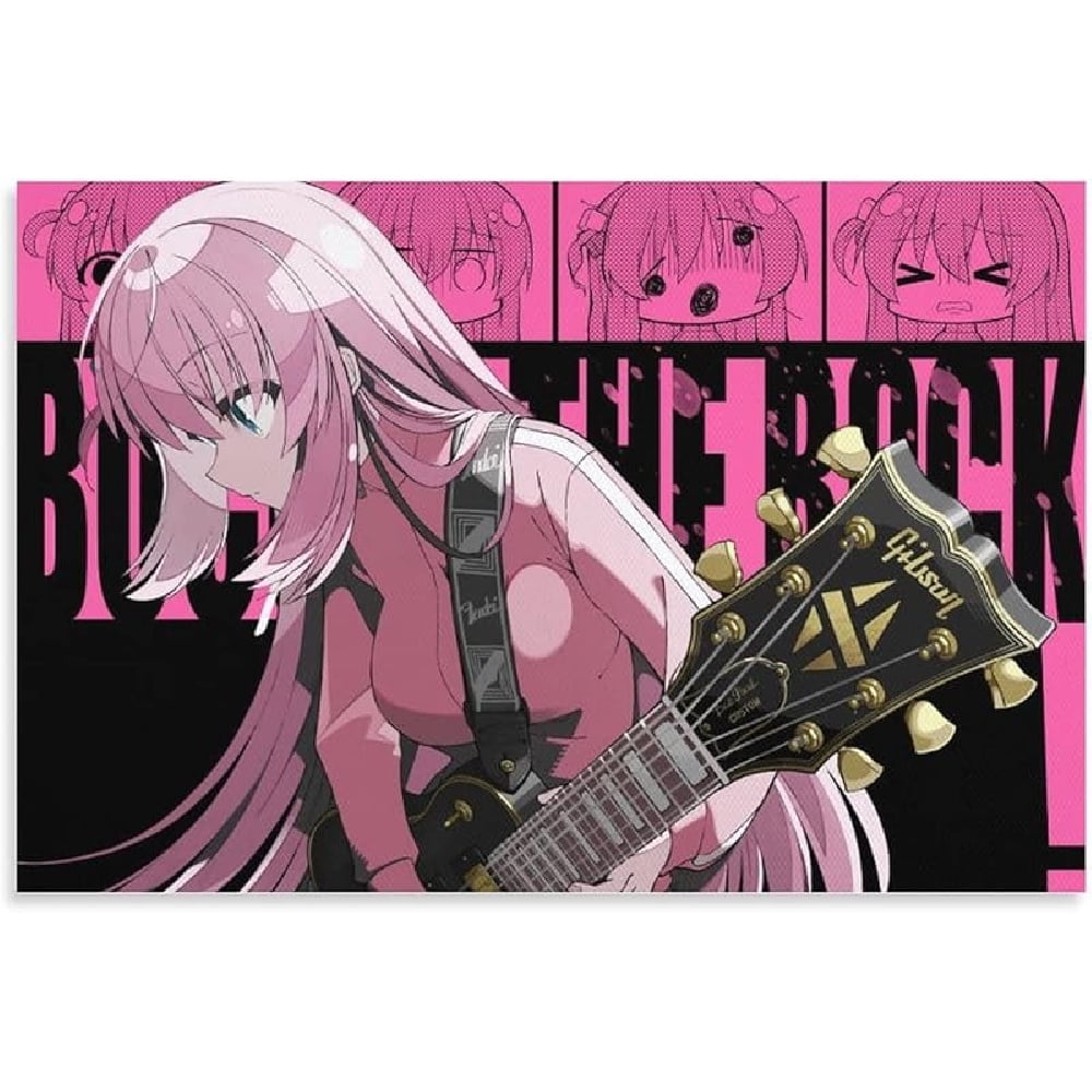 Bocchi The Rock! Anime Posters Artworks Canvas Poster Room Aesthetic ...