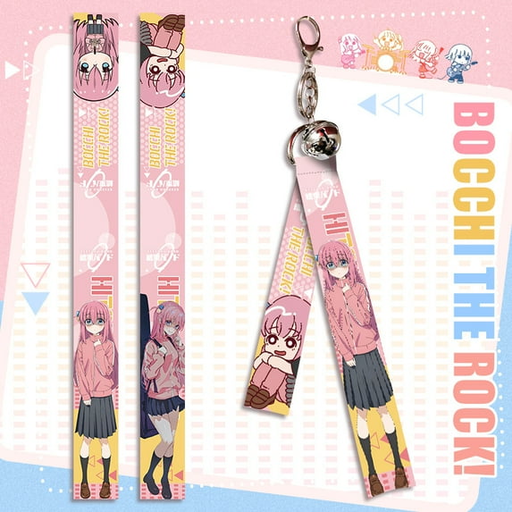 Bocchi the Rock! Anime Ribbon Pendant Keychain Backpack Pendant ...