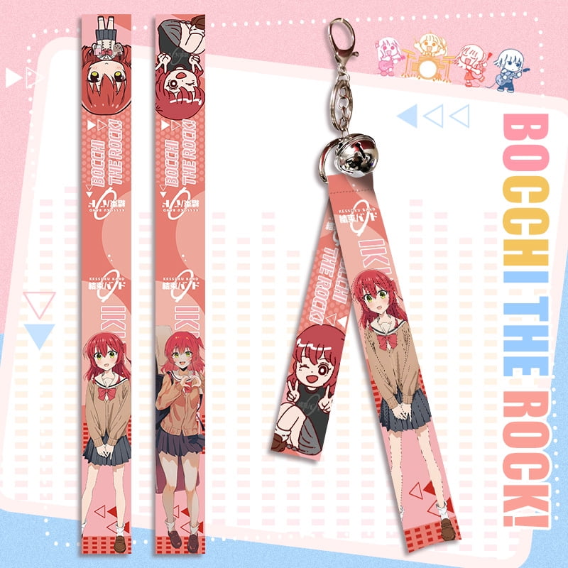 Bocchi the Rock! Anime Ribbon Pendant Keychain Backpack Pendant ...