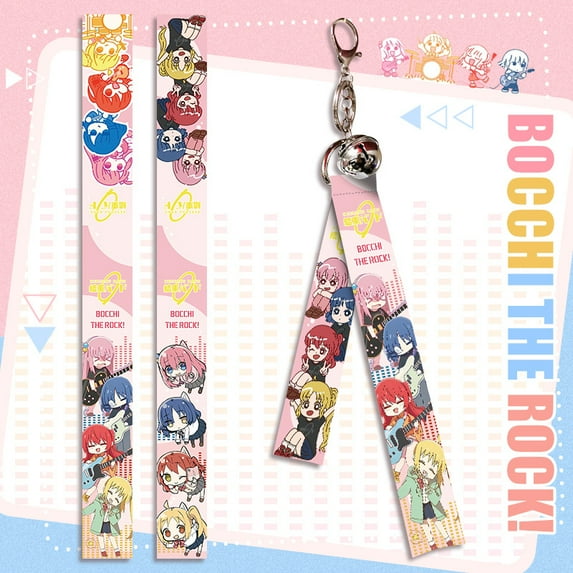 Bocchi the Rock! Anime Ribbon Pendant Keychain Backpack Pendant ...