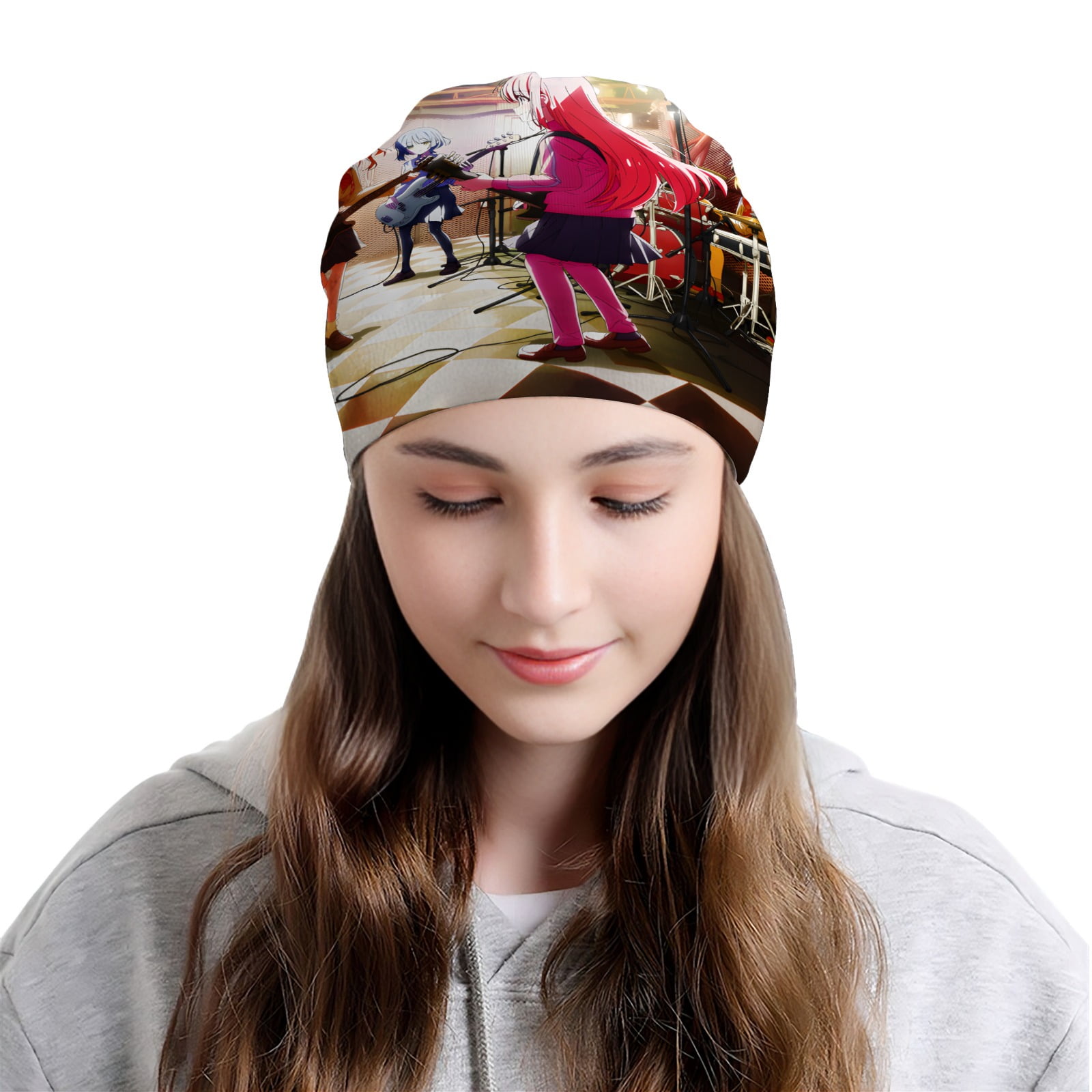 Bocchi the Rock! Knitted Beanie: Soft, warm, and stylish, with a ...