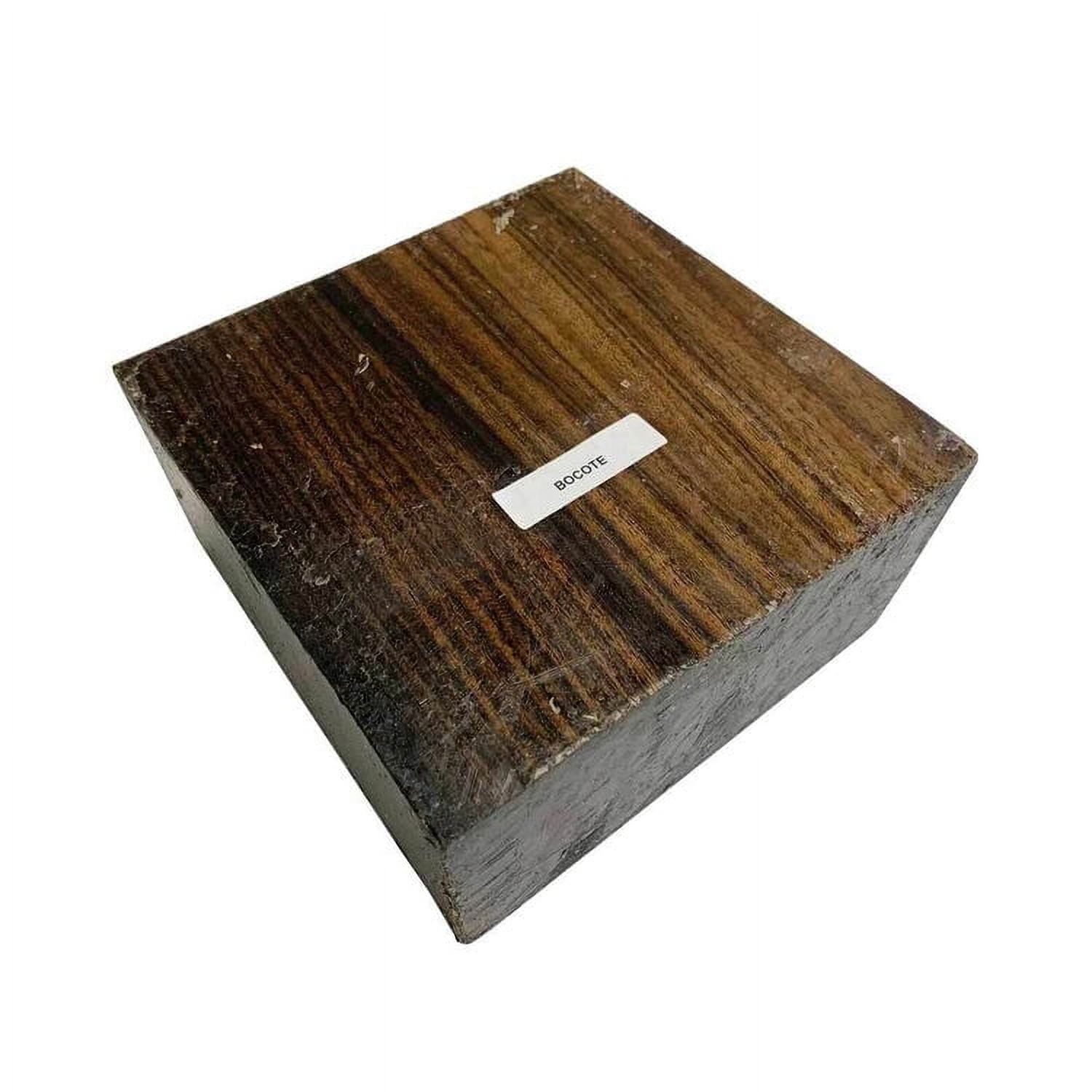 Bocote Exotic Hardwood Bowl Turning Wood Blank - 6" x 6" x 3" (1 Piece ...