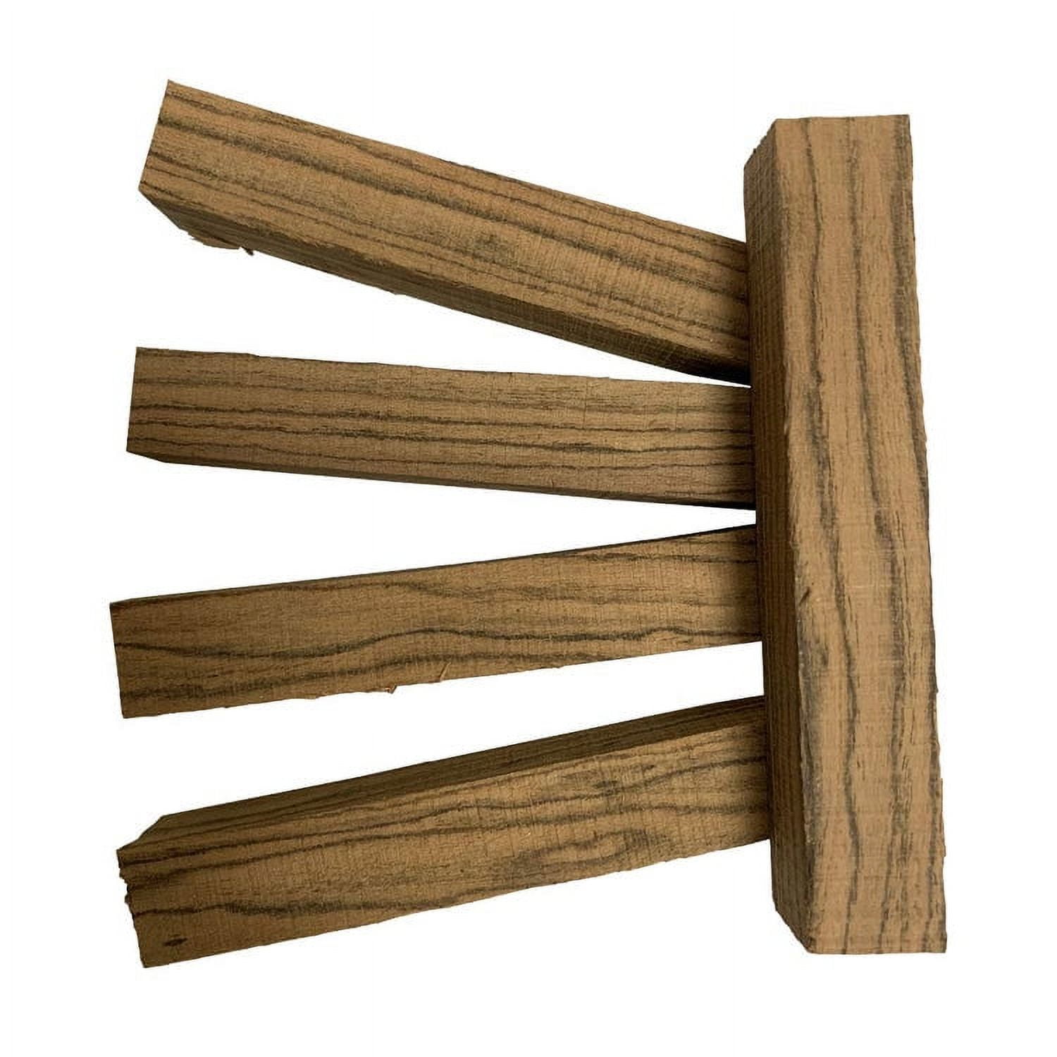 Bocote Exotic Wood Pen Blanks For Turning - 3/4" x 3/4" x 5" (5 Pack ...