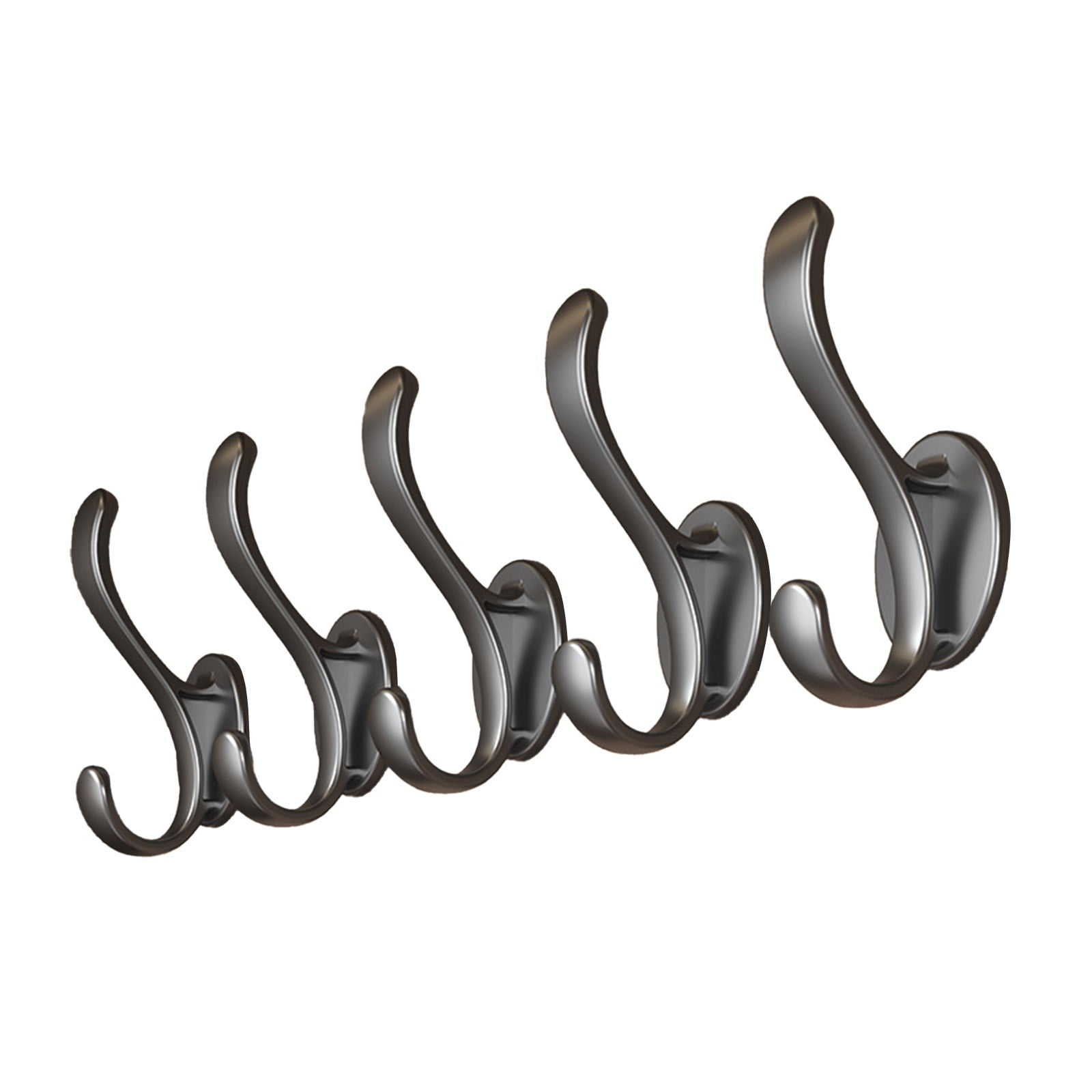 Bocqde 5 Sets Of Non Perforated Clothes Hooks For Entering The Wardrobe ...