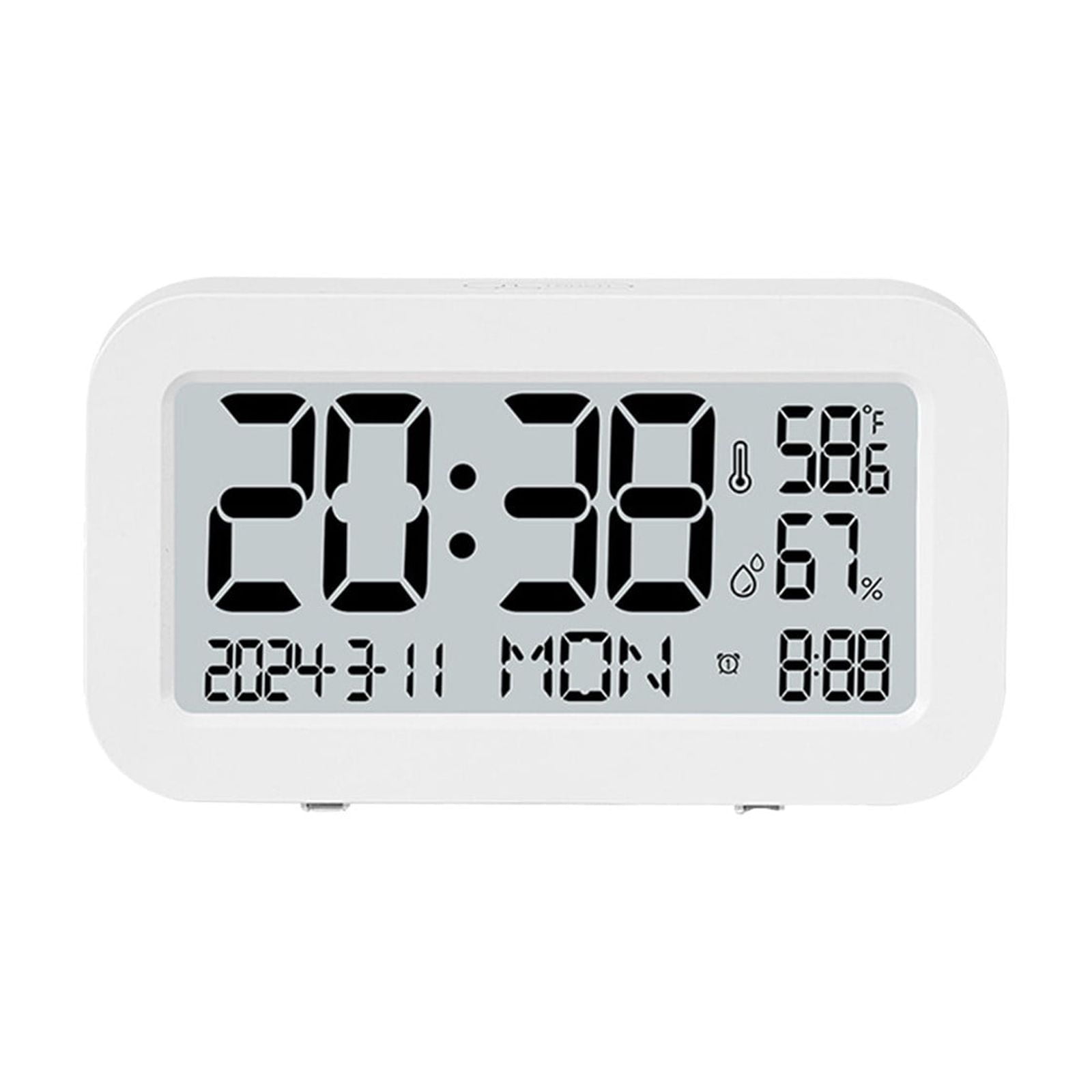 Bocqde Desk Calendar 2025 Multi Function Digital LCD Large Screen ...