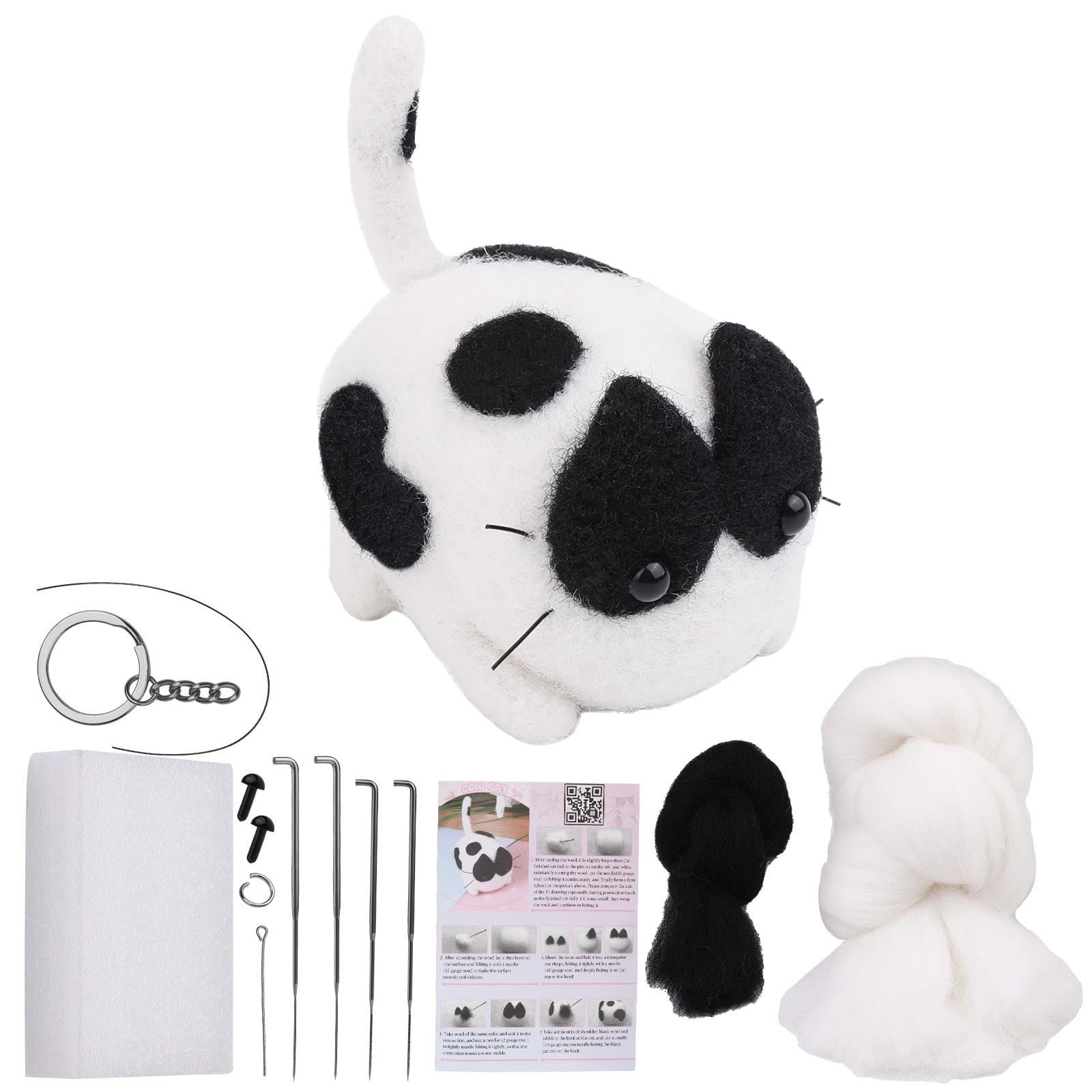 Bocqde Kids Educational Toys Needle Felting Kit Animals Needle Felting ...