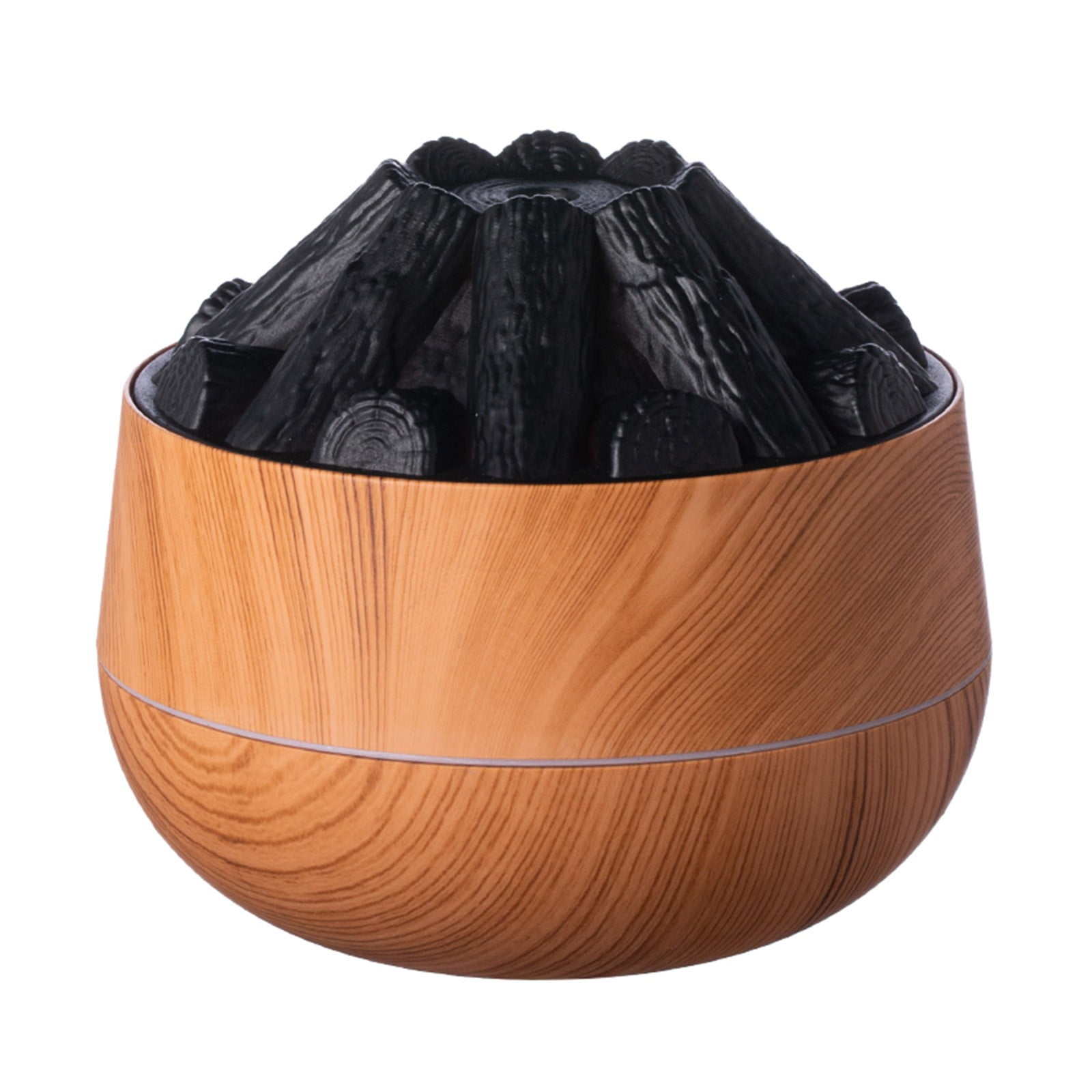 Qholemyo New Charcoal Humidifier Desktop Mini Silent Office USB Flame ...