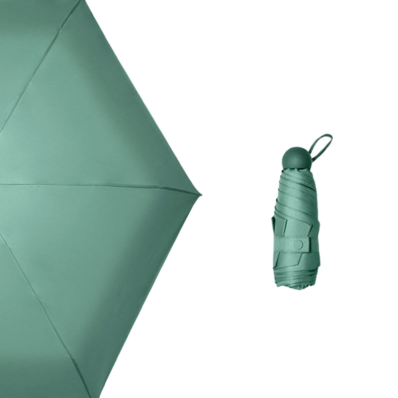 Qholemyo Ultralight Sun Umbrella UV Protection Women Small Umbrella For ...