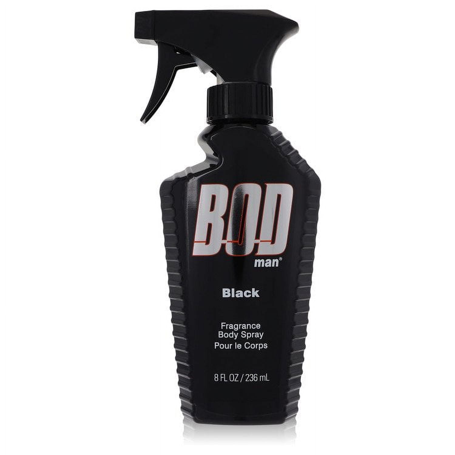Bod Man Black by Parfums De Coeur Body Spray 8 oz for Men - Brand New ...