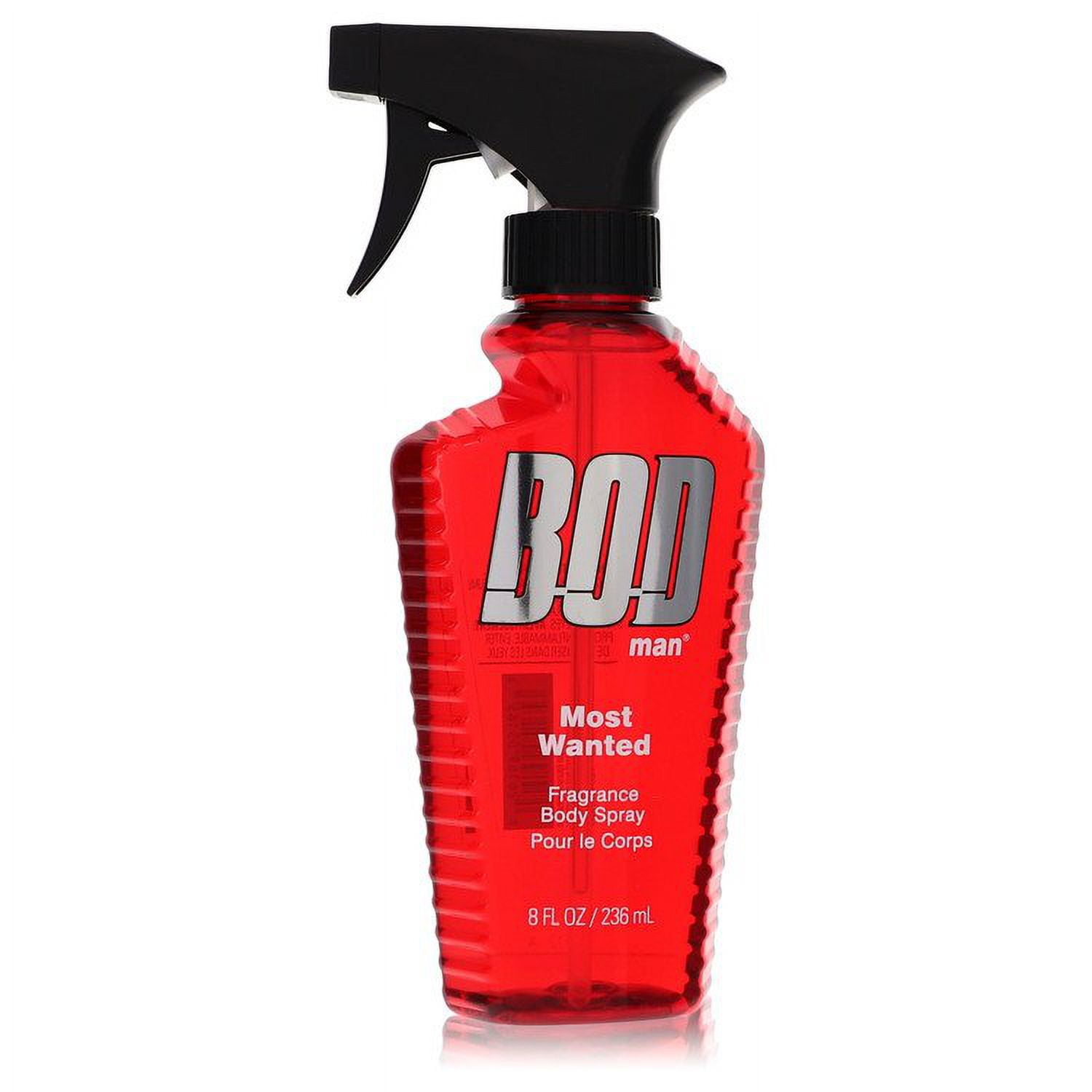 Bod Man Most Wanted by Parfums De Coeur Fragrance Body Spray 8 oz for ...