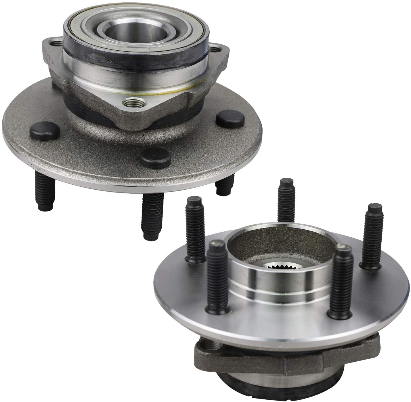 Bode-man Pair 5LUG Front Wheel Hub and Bearing Assembly for 2000-2004 ...