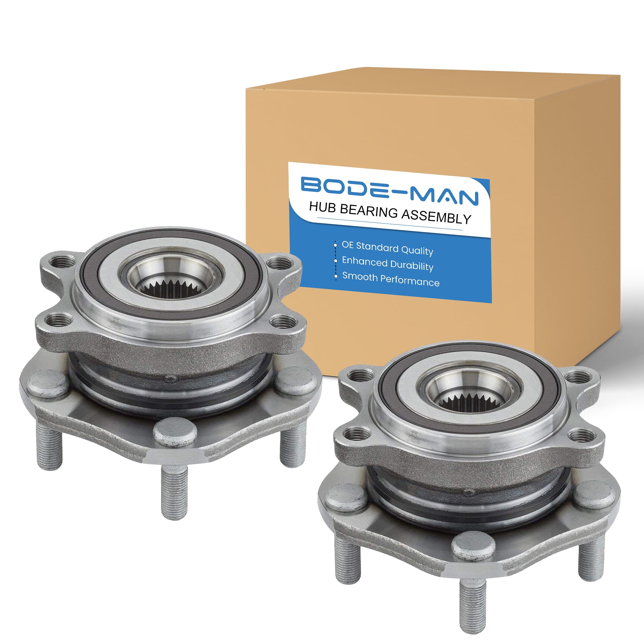Bode-man Pair Front Wheel Hub & Bearing Assembly for 2014 2015 2016 2017 Nissan Rogue - Walmart.com