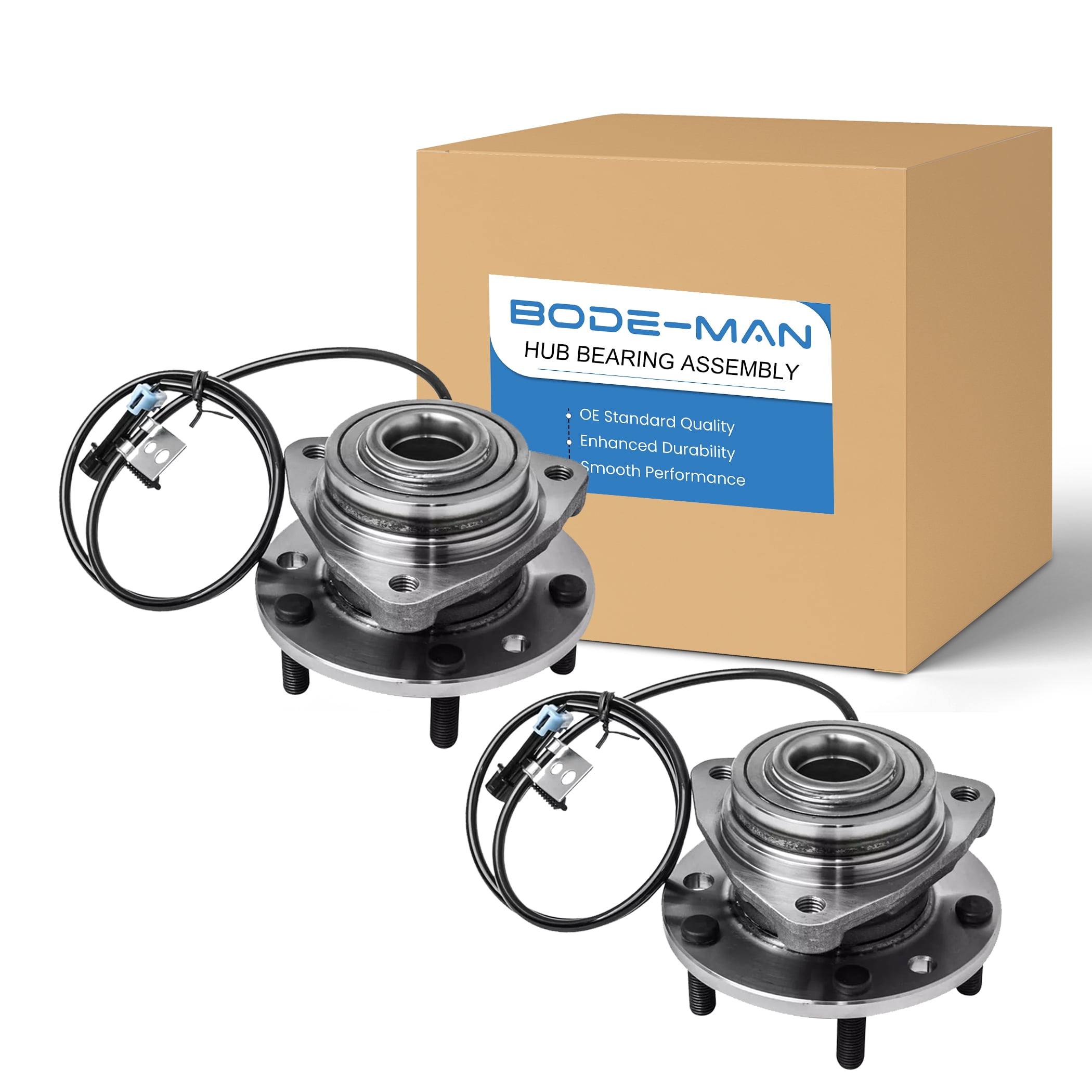 Bode-man Pair Front Wheel Hub and Bearing Assembly for 2004-2007 Chevy ...