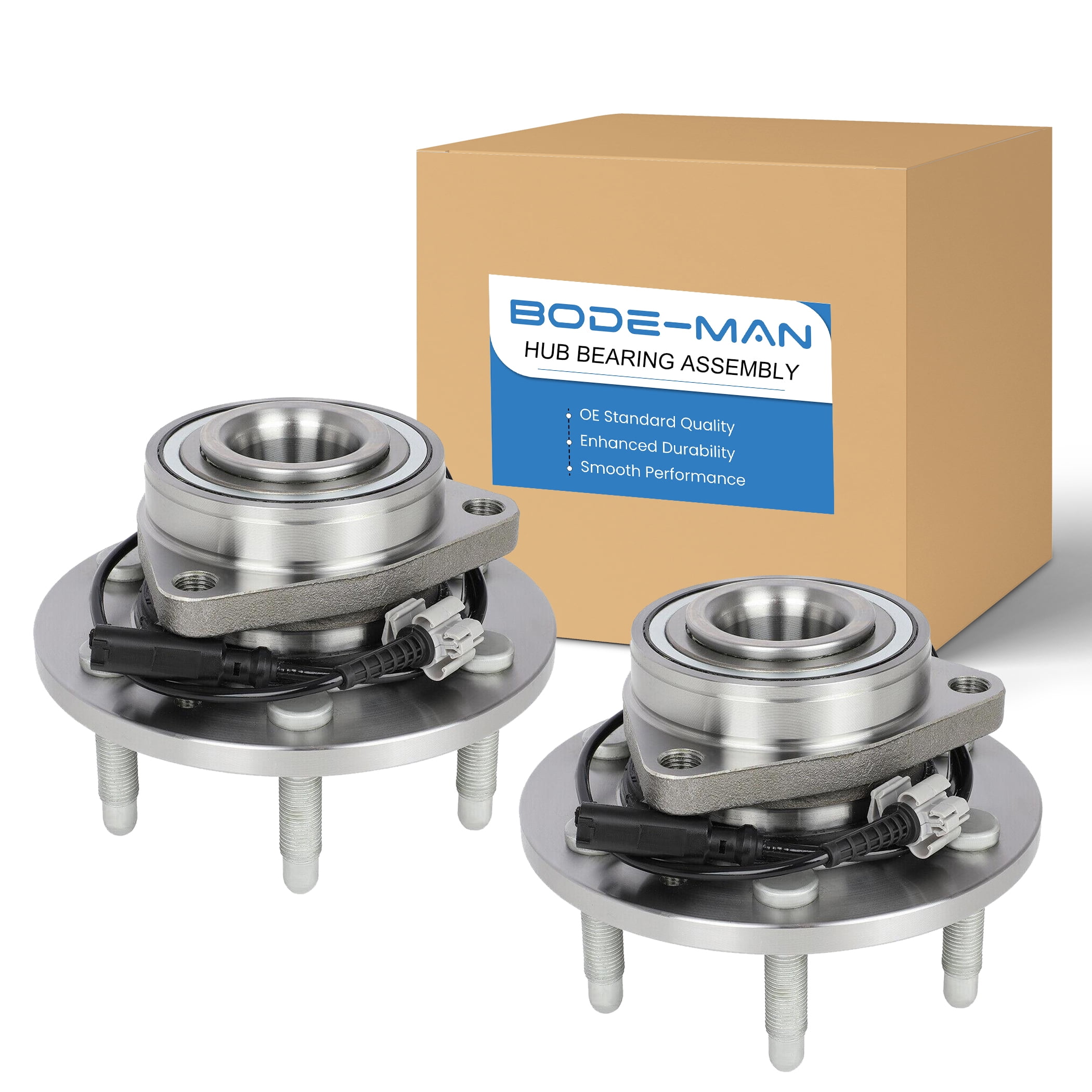 Bode-man Pair Front Wheel Hub and Bearing Assembly for 2007-2014 Chevy ...