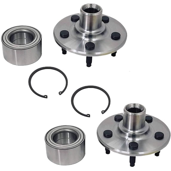 Bode-man Pair Rear Wheel Hub and Bearing Assembly for 2007-10 Ford ...