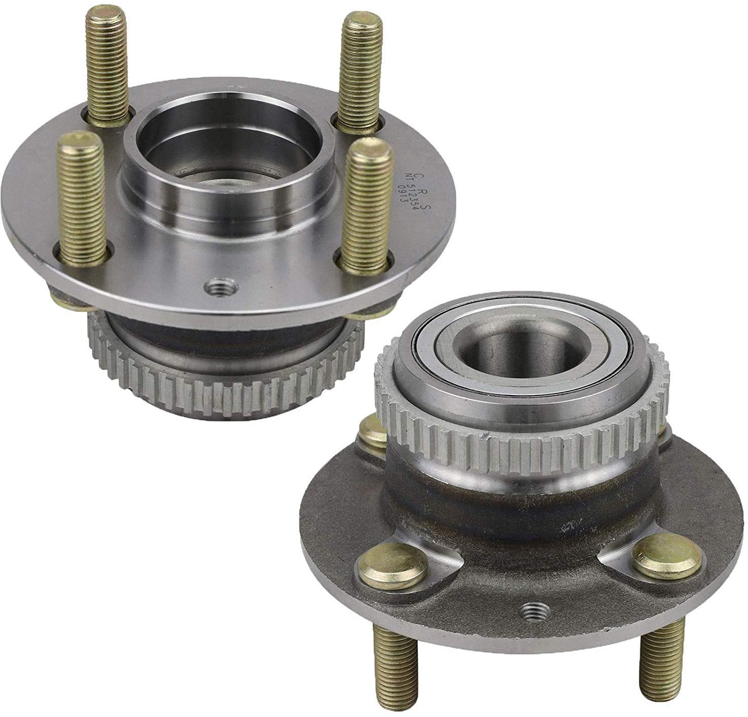 Bode-man Pair Rear Wheel Hub & Bearing Assembly w/ABS for 2001 2002 2003 2004 Kia Spectra w/Rear ...