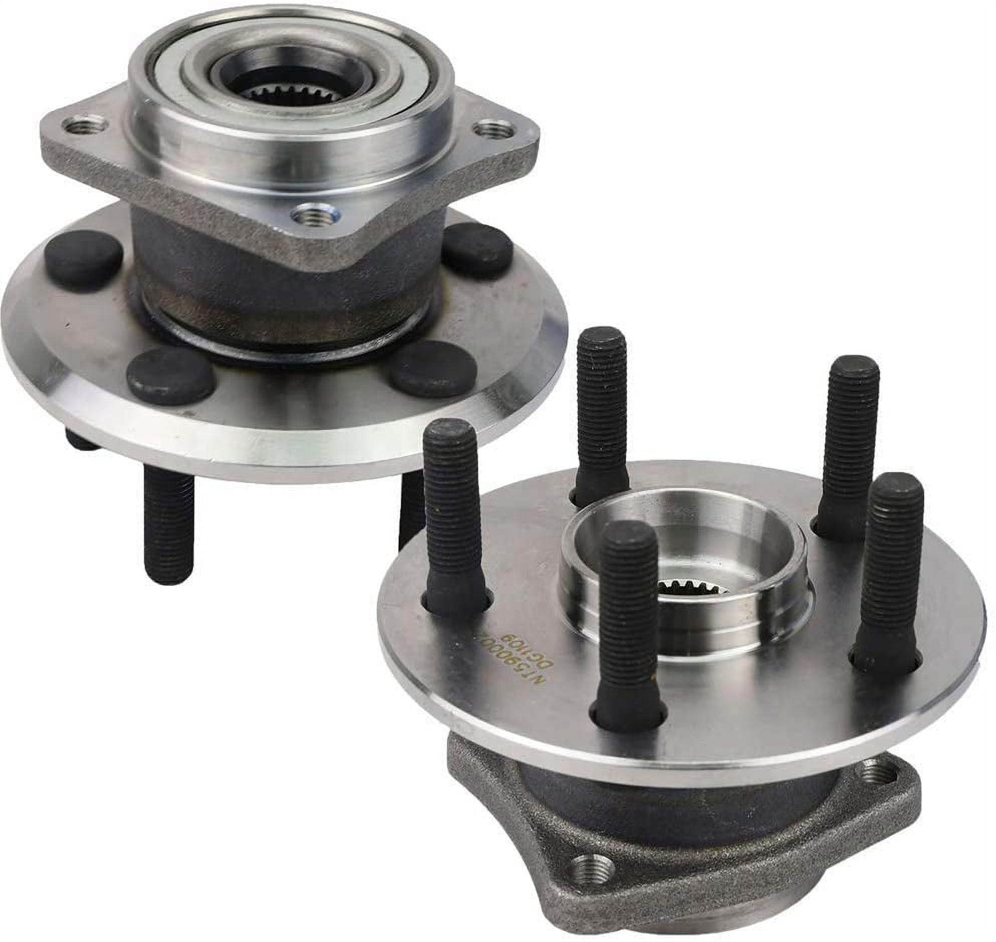 Bode-man Pair Rear Wheel Hub and Bearing Assembly for 2003-2006 Pontiac Vibe AWD, Toyota Matrix ...