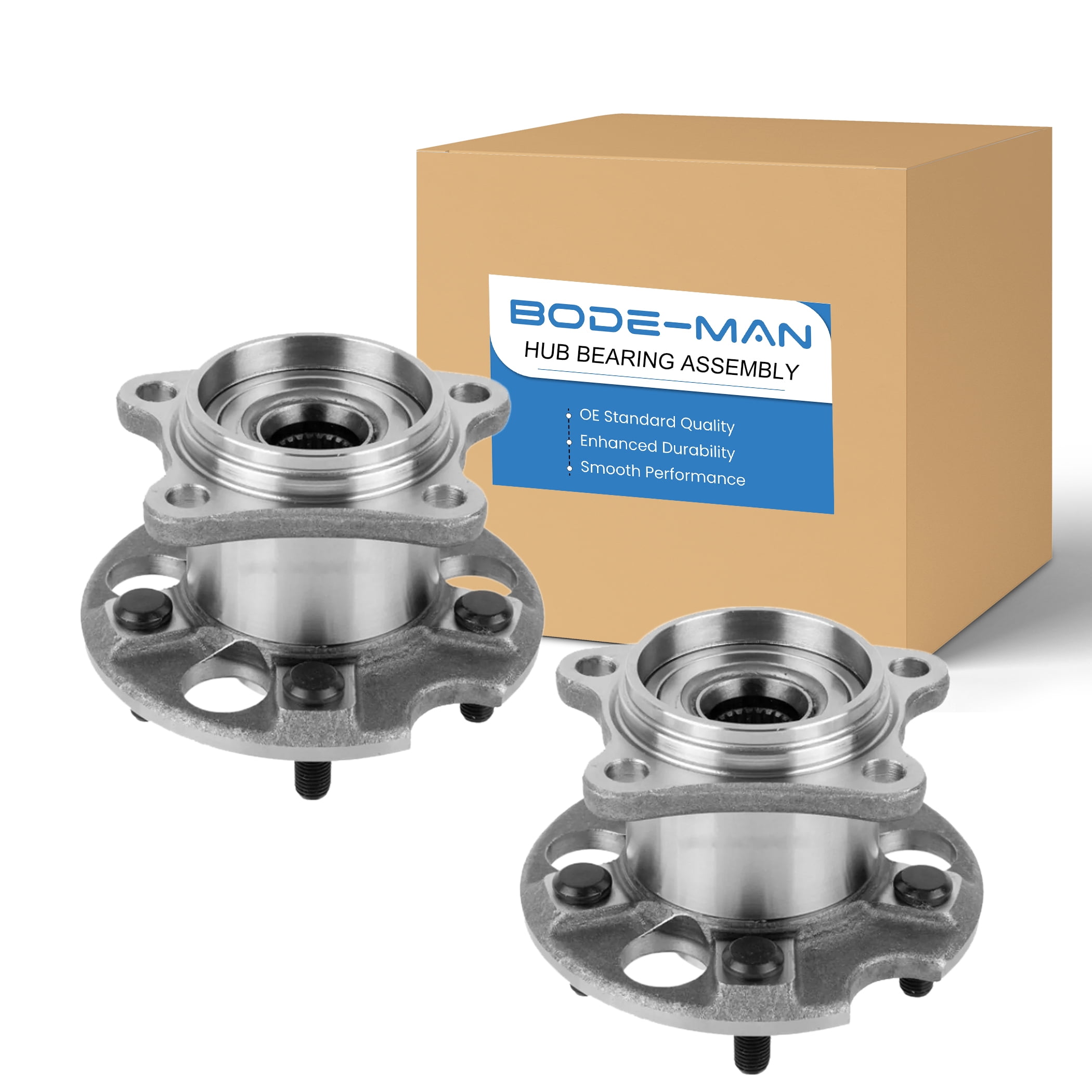 Bode-man Pair Rear Wheel Hub and Bearing Assembly w/ABS for 2004-2013 Toyota Highlander/ 2009 ...