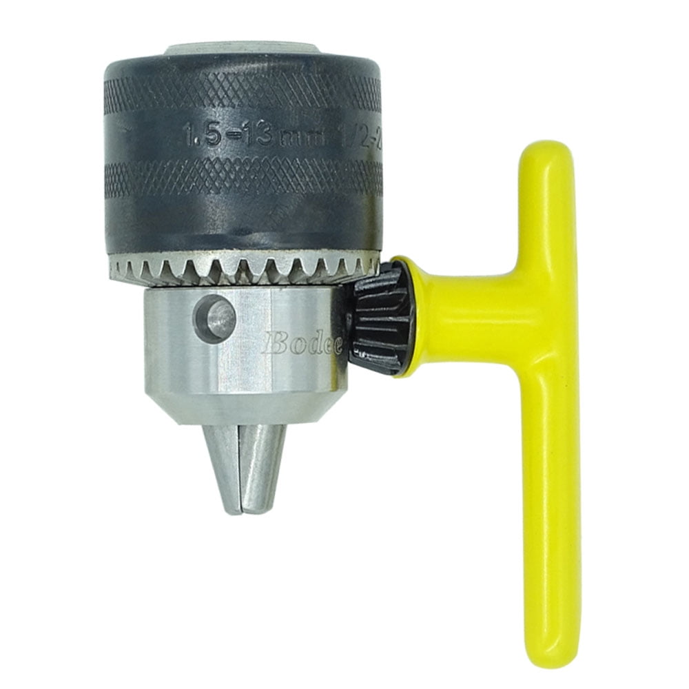 Bodee Keyed Threaded Mount Drill Chuck 1/2" 1/2-20UNF - Walmart.com