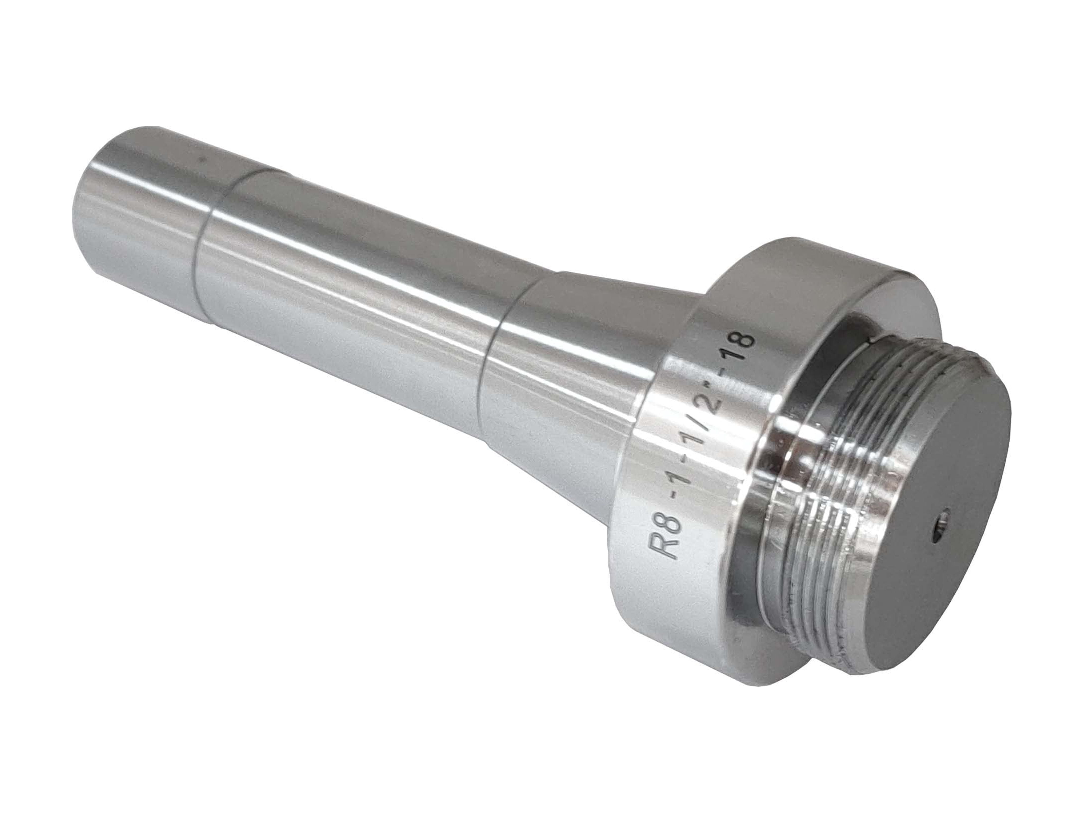 Bodee R8 Taper 1 1/2"-18 Threaded Mount Boring Head Shank - Walmart.com