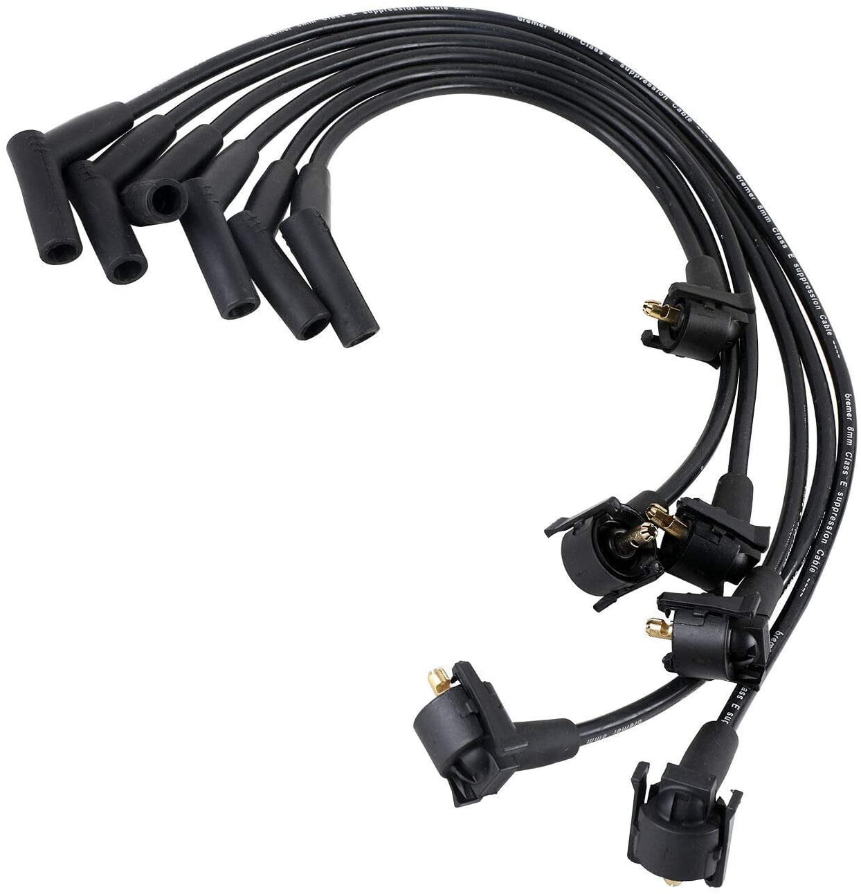 Bodeman Ignition Spark Plug Wires 8mm (6PC Set) for 1996-2000 Ford ...