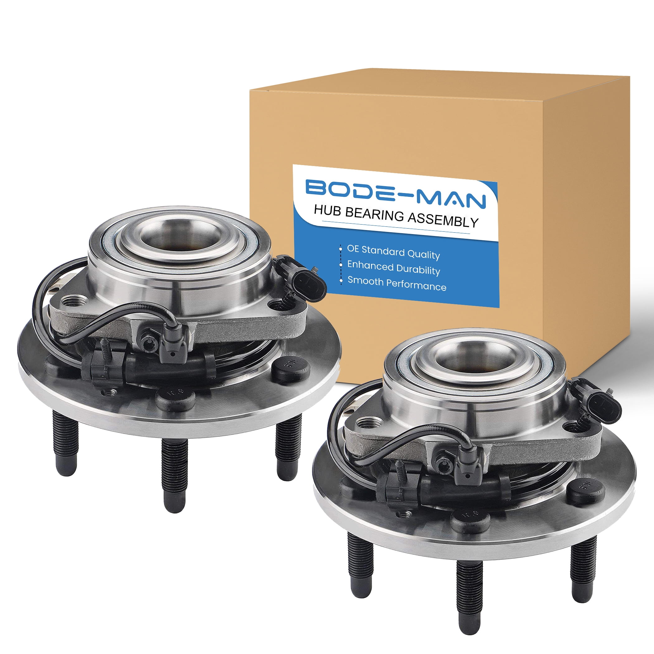Bodeman Front Wheel Hub and Bearing Assemblies, Fits Escalade, Chevy ...