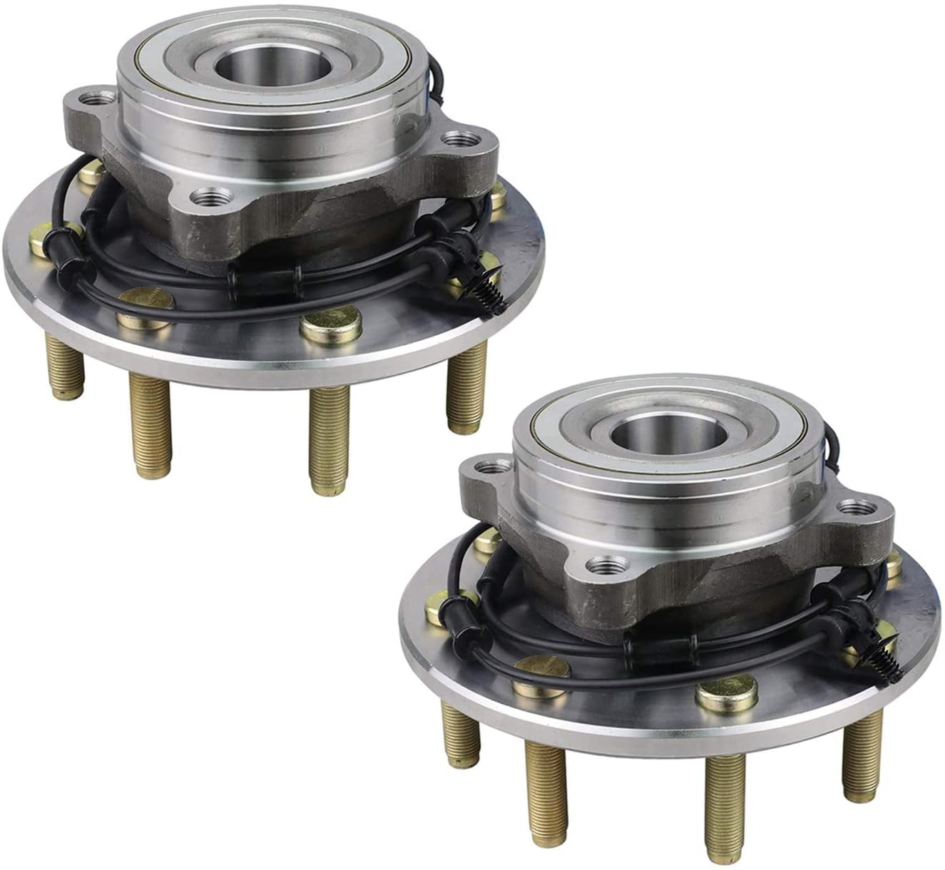 Bodeman Pair 2 Front Wheel Hub & Bearing Assembly for 2006-2008 Dodge ...