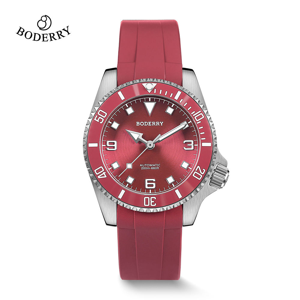 Boderry Field Watch Titanium Quartz Watches VOYAGER 38 Mens 100M ...