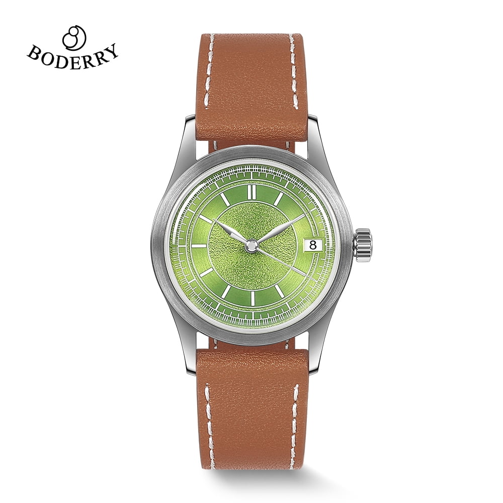 Boderry HOU Vintage Automatic Watch 100M Waterproof Business Mechanical ...