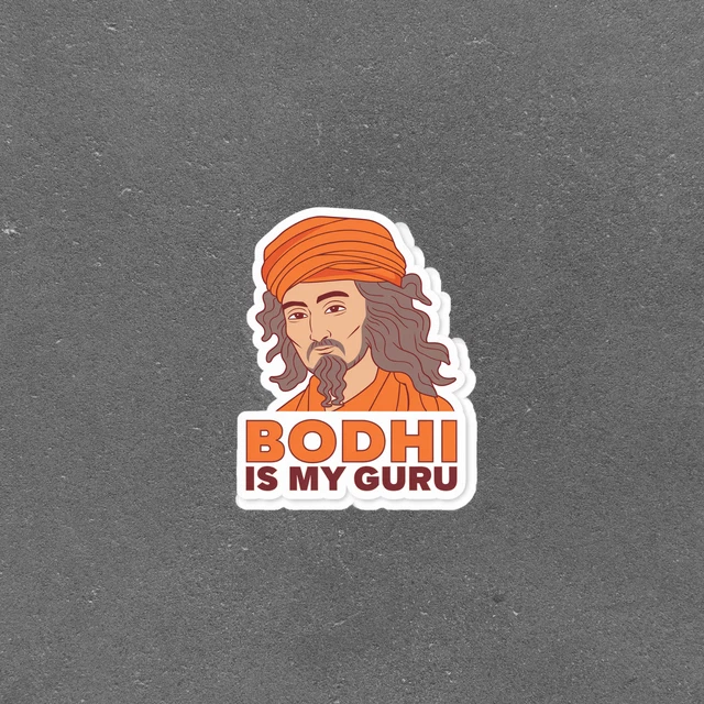 Bodhi Is My Guru Vinyl Sticker - Spiritual Decal For Yogisphone Decal ...