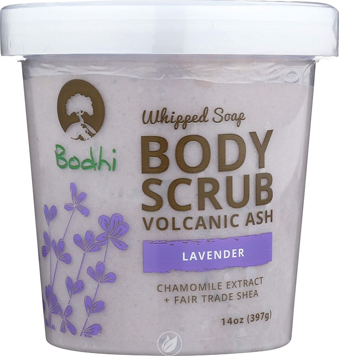 Bodhi Whipped Soap Body Scrub Volcanic Ash with Chamomile Extract and ...