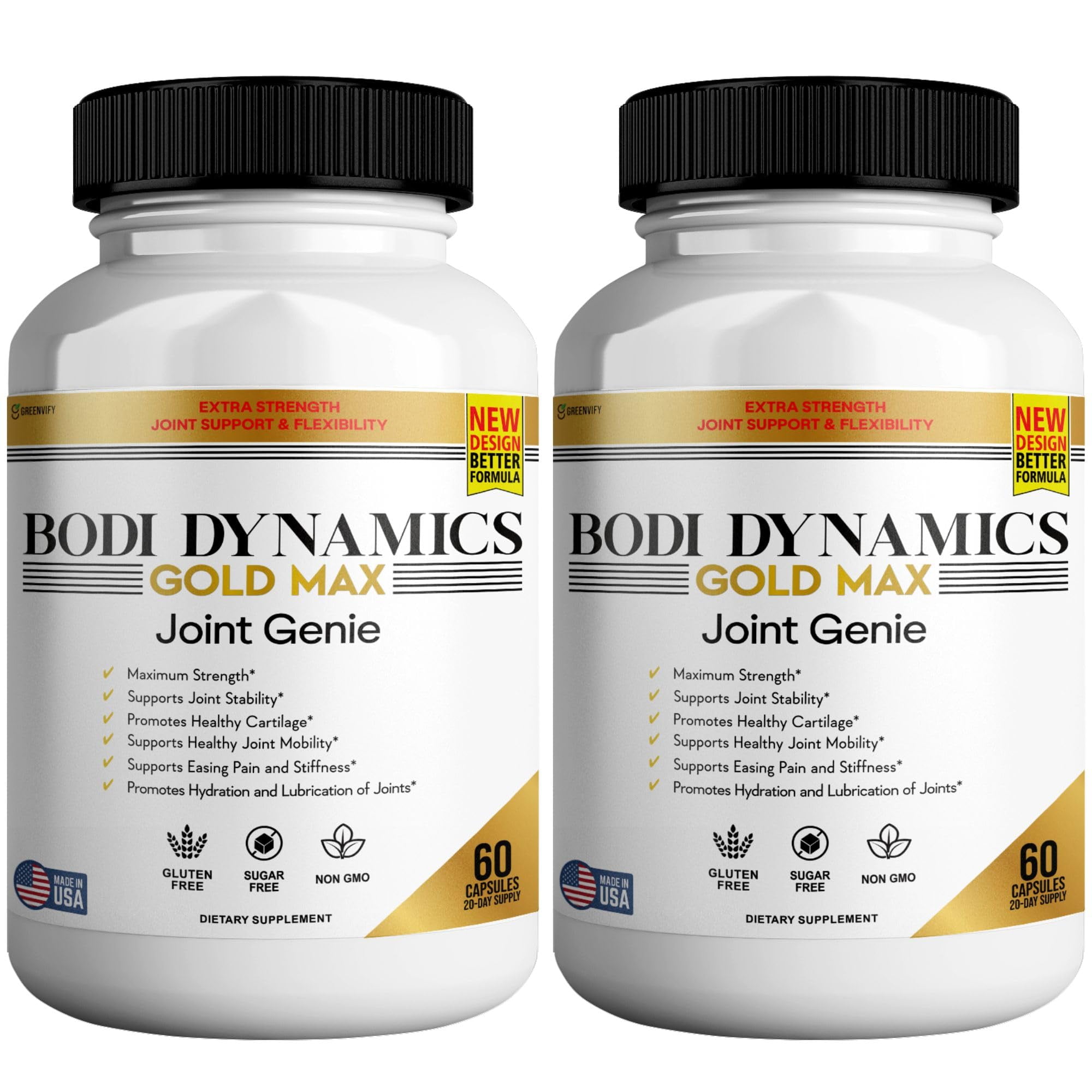 Bodi Dynamics Gold Max Joint Genie Extra Strength Joint Support ...