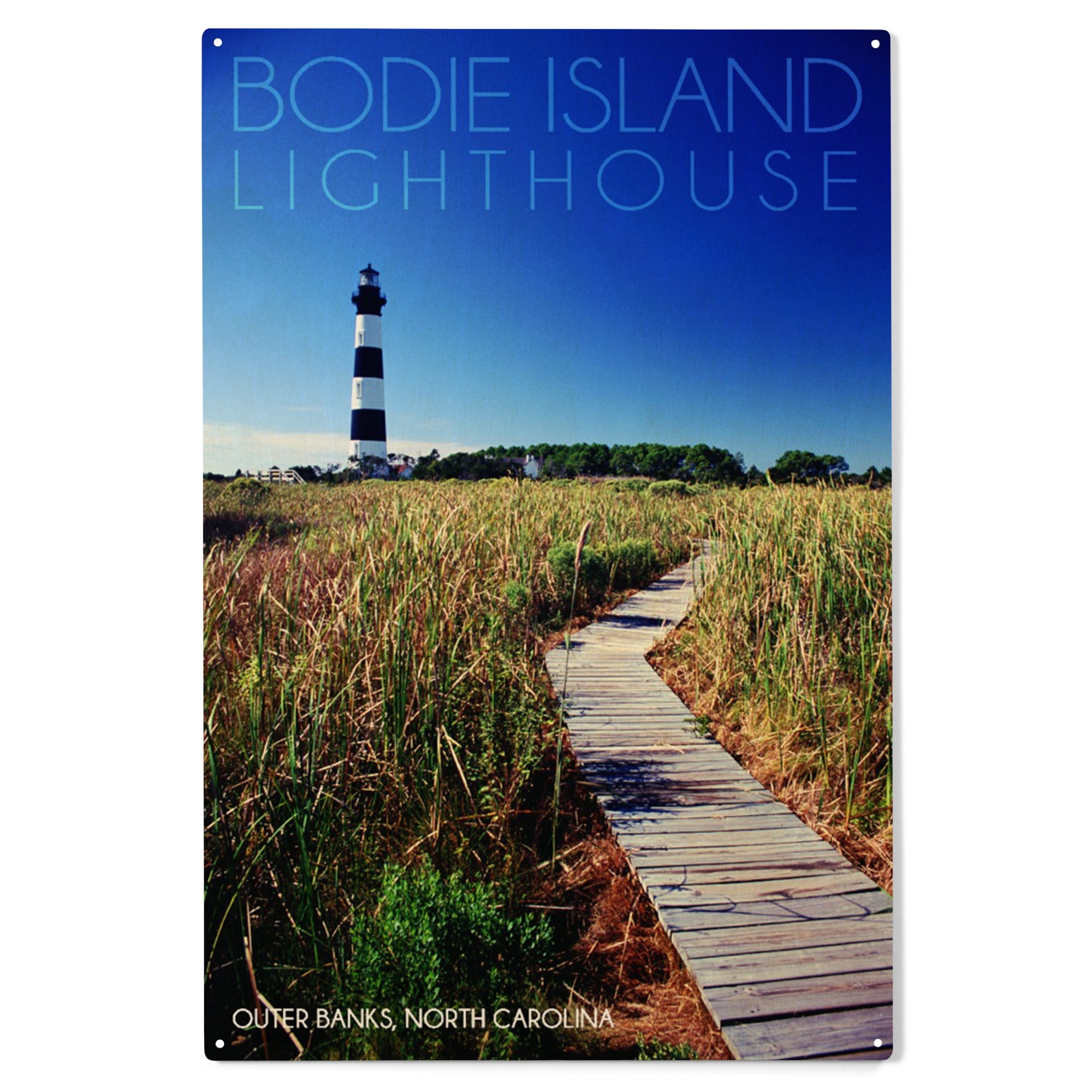 Bodie Island Lighthouse on Clear Day, Outer Banks, North Carolina Birch ...