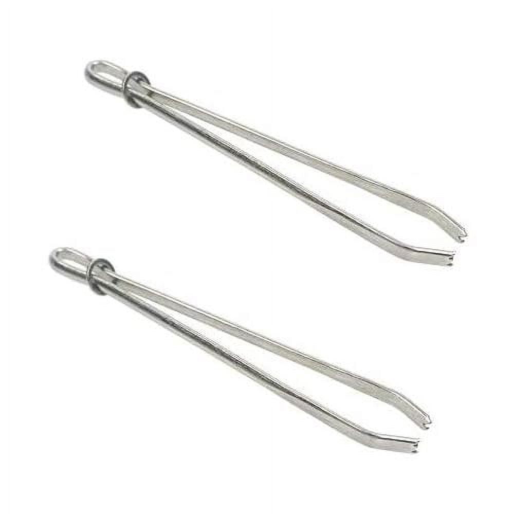 Bodkin Needle Elastic Threader Self-Locking Tweezers Clip 78Mm For ...