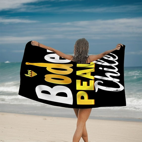 Bodler ' s PEALY Chile Playful Crown Design Beach & Pool Towel - Bold ...