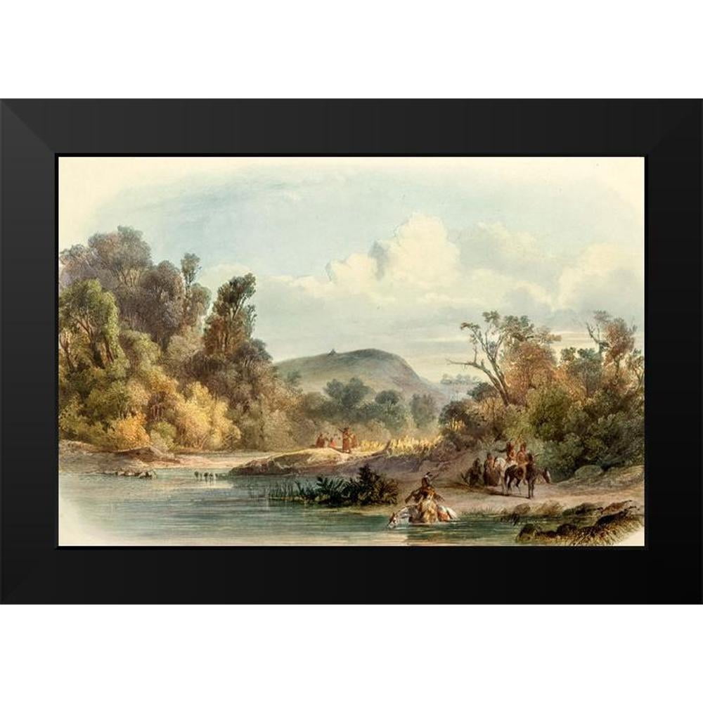 Bodmer, Karl 14x11 Black Modern Framed Museum Art Print Titled ...