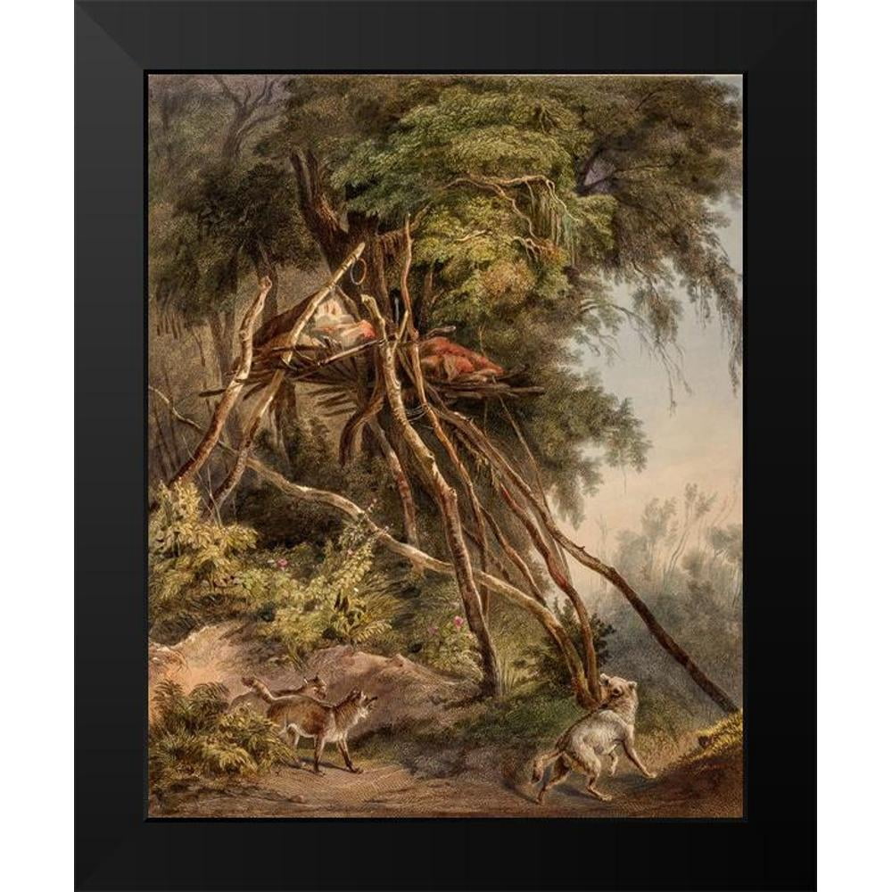 Bodmer, Karl 15x18 Black Modern Framed Museum Art Print Titled - Tombs ...