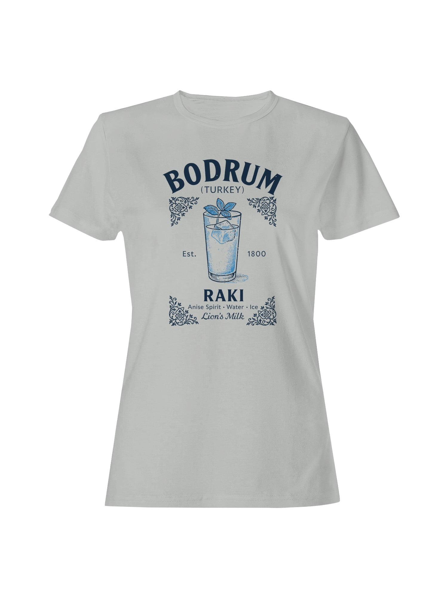 Bodrum Raki: Anise Spirit Design Women's T-shirt - Walmart.com