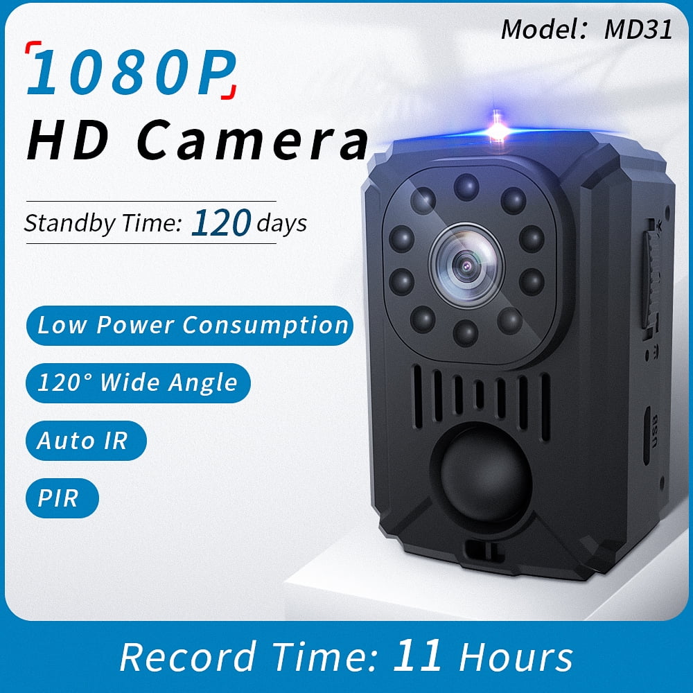 Body 1080P HD Body Mounted Camera Portable Video Recorder With Auto ...
