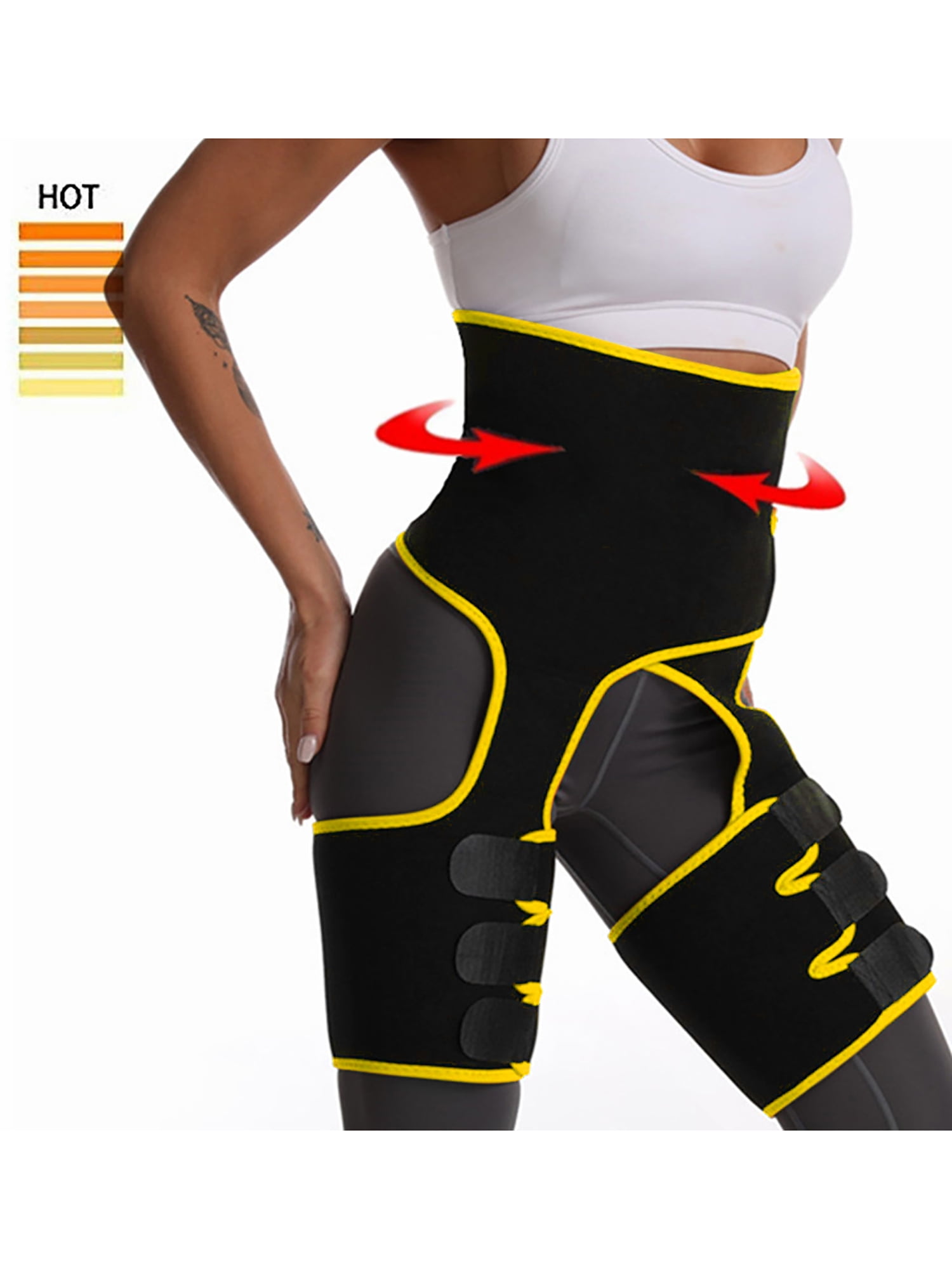 Body 3-in-1 High Waist Thigh Trimmer for Women Hip Enhancer Invisible ...