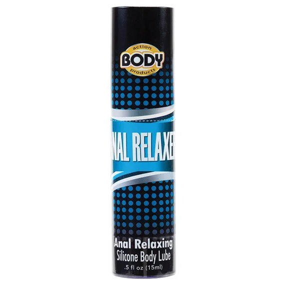 Body Action Anal Relaxer Silicone Lube Natural Oils Personal Lubricant ...