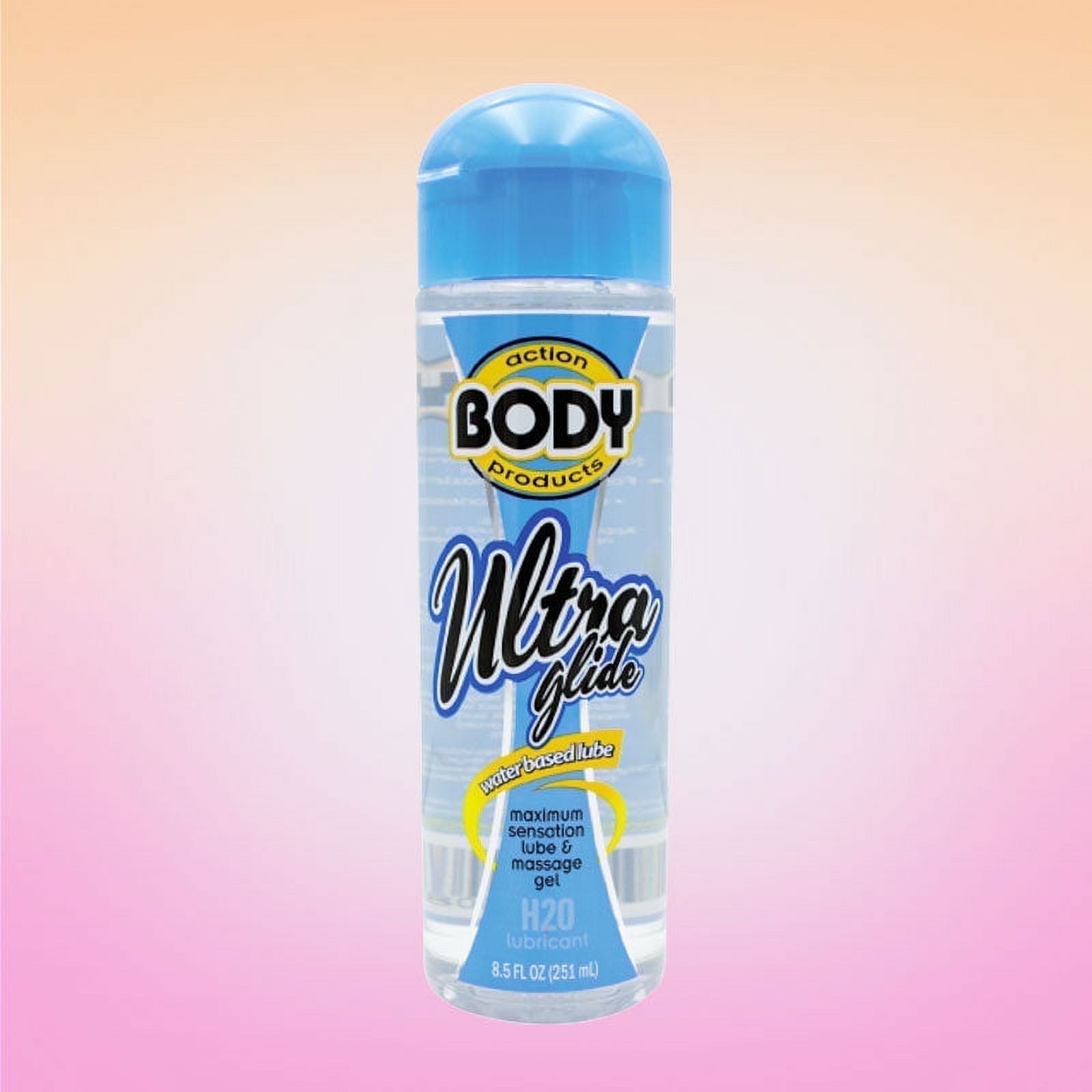 Body Action Ultra Glide Water Based Personal Gel Lubricant, 8.5 oz ...
