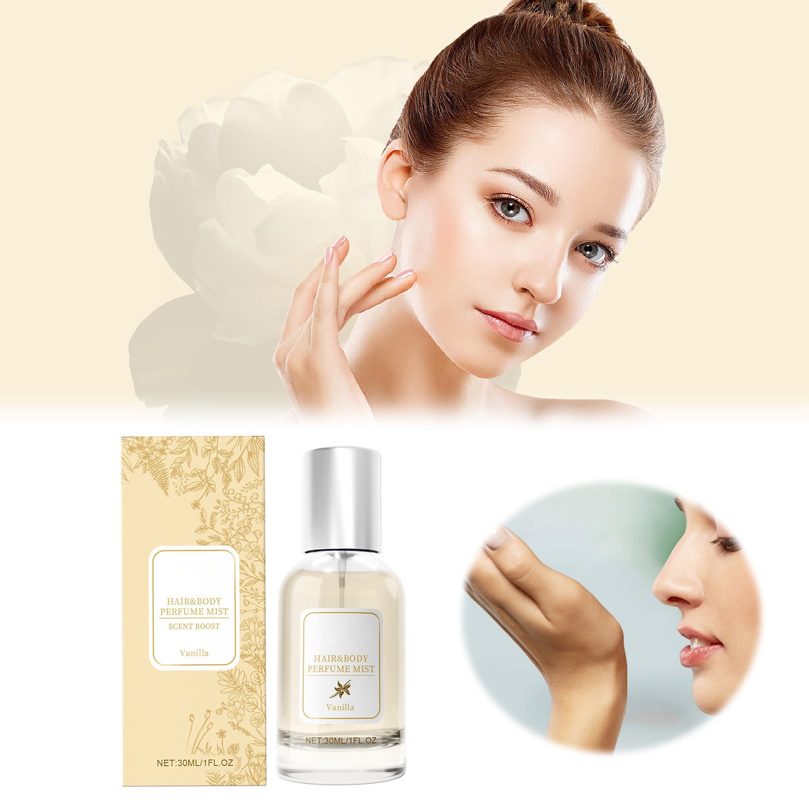 Body And Hair Perfume Spray Fresh And Elegant Portable Fragrance Exudes ...